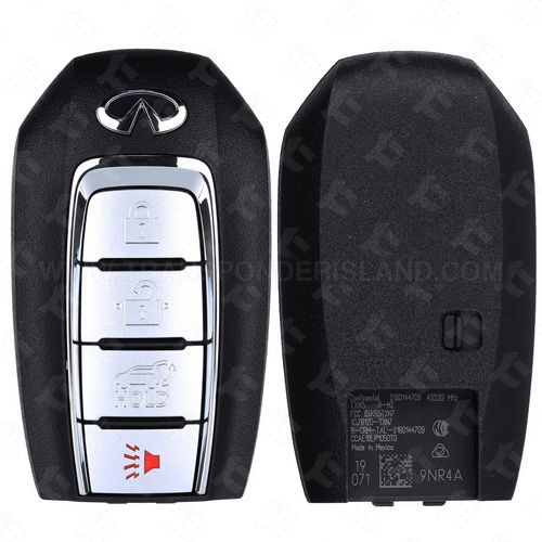 Infiniti QX60 Smart Key 4B Hatch - KR5TXN7 285E3-9NR4A